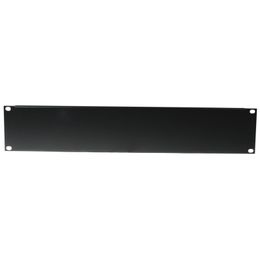 Omnitronic Frontplatte Z-19U, Stahl, schwarz 2HE