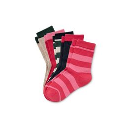 Tchibo 5 Paar Socken - Dunkelblau/Gestreift - Kinder - Gr.: 23-26