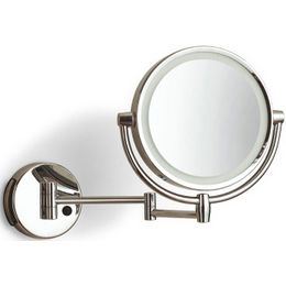 Möve Möve Kosmetikspiegel, 5-fache Vergrößerung, Ø: 20 cm, silberfarben