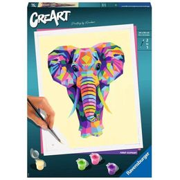 CreArt Paint by Numbers - Funky Elephant