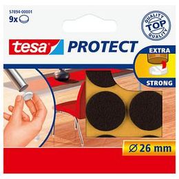 Tesa Protect® Filzgleiter Kunststoff Ø 2,6 cm, 9 St.