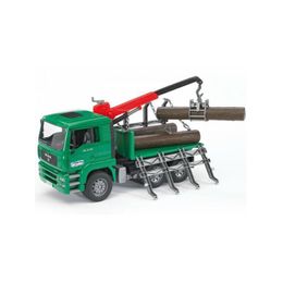 Bruder MAN TGA Timber truck with loading crane and 3 trunks