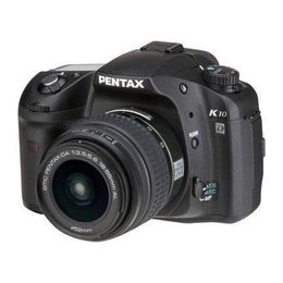 Spiegelreflex - Pentax K10D + Linse 18-55 mm - Schwarz