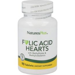 Nature's Plus Natures Plus Folic Acid Hearts (Folsäure Herzen) 90 Tabletten