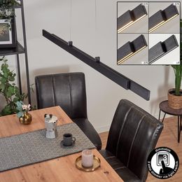 hofstein Battenheim Pendelleuchte LED Anthrazit, 1-flammig