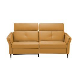 Höffner Sofa 3-Sitzig Cedrik ¦ gelb ¦ Maße (cm): B: 198 H: 101 T: 95