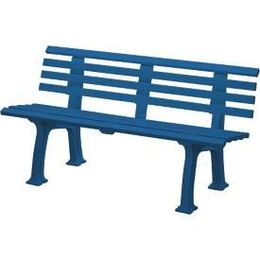 BLOME Gartenbank, 3-Sitzer, L 1500 mm, blau