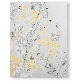 Laura Ashley Leinwandbild Spring Blossom, (1 St), Leinwandbild 80x60cm, grau