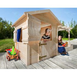 Weka Spielhaus Tabaluga Spielplatz, BxTxH: 286x153x154 cm, beige