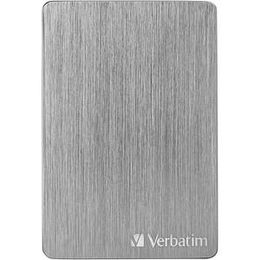 Verbatim Store 'n' Go Alu Slim 2 TB externe HDD-Festplatte grau