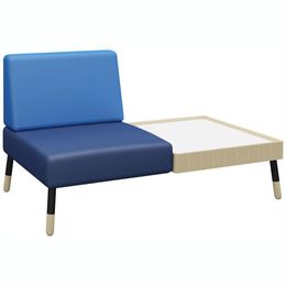 Nowy Styl TEPEE 1-Sitzer Sofa mit großem Tisch, zur Verbindung oder freistehend