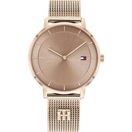 Quarzuhr Tommy Hilfiger "Dressed Up, 1782287" Armbanduhren rosegold (roségoldfarben) Damen Quarzuhren