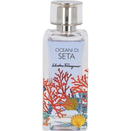 Eau de Parfum Salvatore Ferragamo "Oceani di Seta" Parfüms Gr. 100 ml, blau Damen Eau de Parfum