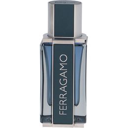 Eau de Parfum Salvatore Ferragamo "Intense Leather" Parfüms Gr. 50 ml, blau Damen Eau de Parfum