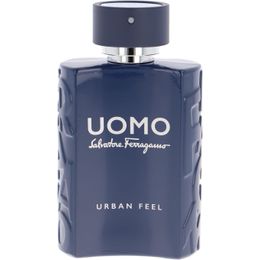 Eau de Toilette Salvatore Ferragamo "UOMO Urban Feel" Parfüms Gr. 100 ml, blau Herren Eau de Toilette