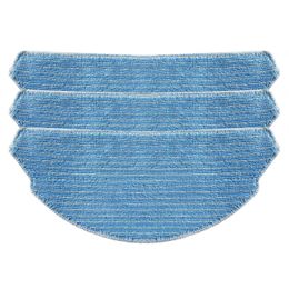 ZACO Saugroboter Zubehör-Set Ersatz Mikrofasertücher Set, Zubehör für V6, (Set, 3-tlg., 3x Mikrofasertücher)