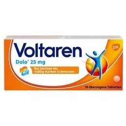 GlaxoSmithKline Voltaren Dolo 25 mg überzogene Tabletten 10 Stück 10 St