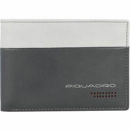Piquadro Urban Geldbörse RFID Leder 13 cm grey-black