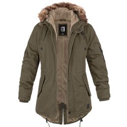 bw-online-shop Ladies Fishtail Winterparka (Sale) oliv, Gr&ouml;&szlig;e XS