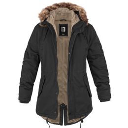 bw-online-shop Ladies Fishtail Winterparka (Sale) schwarz, Gr&ouml;&szlig;e S