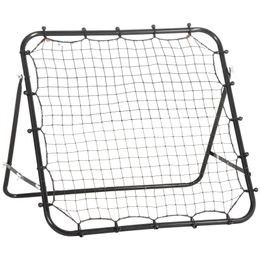 HOMCOM Fußball Rebounder mit verstellbaren Winkeln 96 x 80 x 96 cm (BxTxH)