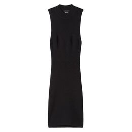 Bershka Knitted dress female Black size M