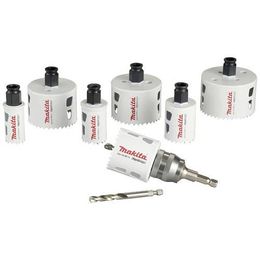 Makita E-12295 Lochsägen-Set 9teilig 25 mm, 32 mm, 40 mm, 51 mm, 65 mm, 68 mm, 76 mm 1 Set