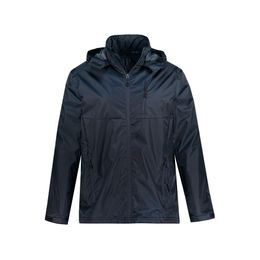 JP1880 JP 1880 gro&szlig;e Gr&ouml;&szlig;en Regenjacke, wasserdicht, Kapuze, Zipper, leichtes Mesh Futter 809332 Herren Gr&ouml;&szlig;e 8XL marine / schwarz