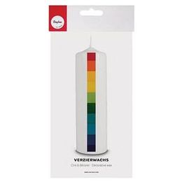 Rayher Wachsfolien mehrfarbig Regenbogen-Set