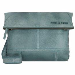 GreenLand Nature Femi & Nine Umhängetasche Leder 32 cm petrol