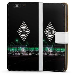 DeinDesign Handyhülle Borussia Mönchengladbach Offizielles Lizenzprodukt Stadion, Huawei P10 Hülle Handy Flip Case Wallet Cover Handytasche Leder