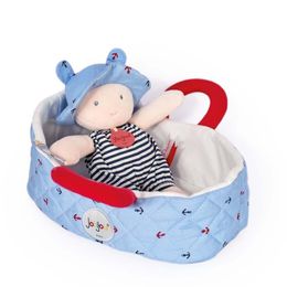 JoliJou Paris Stoffpuppe Püppchen Mathis mit Tragetasche