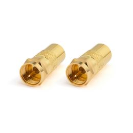 conecto Antennen-Adapter, F-Stecker auf IEC-Buchse, Adapter zum Verbin SAT-Kabel
