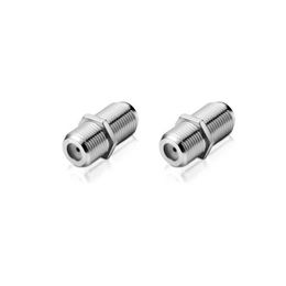 conecto F-Verbinder, F-Kupplung, F-Buchse auf F-Buchse, Adapter zur SAT-Kabel