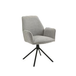 freiraum Stuhl BLAIR (2er-Set), aus Webstoff in grau. Abmessungen (BxHxT) 57x89x61 cm