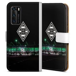 DeinDesign Handyhülle Borussia Mönchengladbach Offizielles Lizenzprodukt Stadion, Huawei P40 Hülle Handy Flip Case Wallet Cover Handytasche Leder