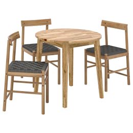 IKEA NACKANÄS / NACKANÄS Tisch und 3 Stühle