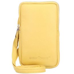 Green Burry Greenburry Nappa Handytasche Leder 10,5 cm yellow