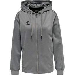 Hummel Athletic Zip-Up Hoodie male Grey size S