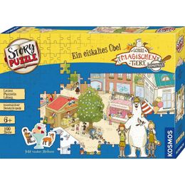 Kosmos Puzzle Storypuzzle, Schule der magischen Tiere ermittelt, Ein eiskaltes Übel, 100 Puzzleteile, Made in Germany, bunt