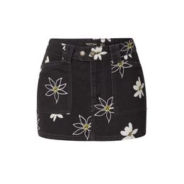 Nasty Gal Rock Damen Größe 40 gelb / black denim / weiß