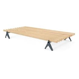 Magazin Bett Simplon - 90 cm RAL 7012 Basaltgrau