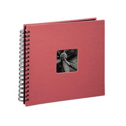 Hama "Fine Art" Spiral Album 28 x 24 cm 50 black pages flamingo