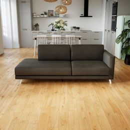 MYCS Sofa Kiesgrau - Moderne Designer-Couch: Hochwertige Qualität, einzigartiges Design - 212 x 75 x 98 cm, Komplett anpassbar