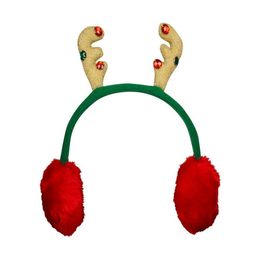 Capelli New York Ohrenwärmer Earmuff im Weihnachts-Design, bunt|goldfarben|grün|rot