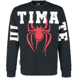 Spiderman Spider-Man Ultimate Logo Sweatshirt schwarz in XXL