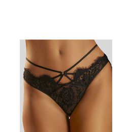 Lascana String schwarz Gr. 44/46 für Damen. Körpernah