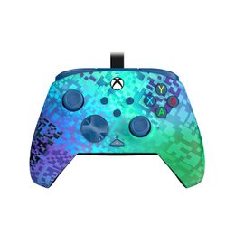 pdp Rematch Wired Controller - Glitch Green - Controller - Microsoft Xbox One