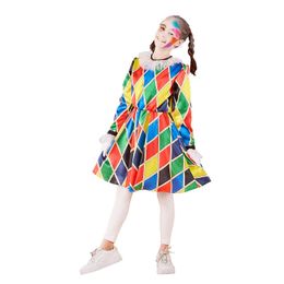Exclusive Design by buttinette buttinette Kinderkleid "Harlekin", klassisch