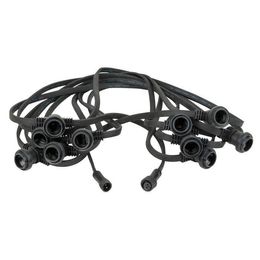 Showgear Festoon Light E27, 50 cm Abstand – Schwarz – 20 m